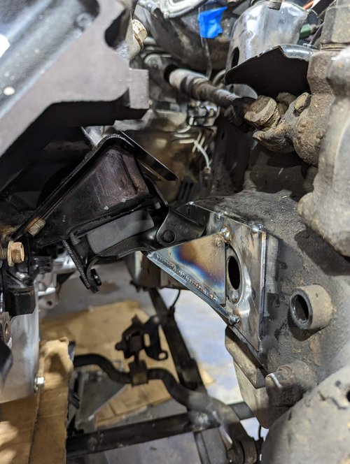 80 Series Land Cruiser LS / Vortec Conversion Weld-in Motor Mount Kit ...